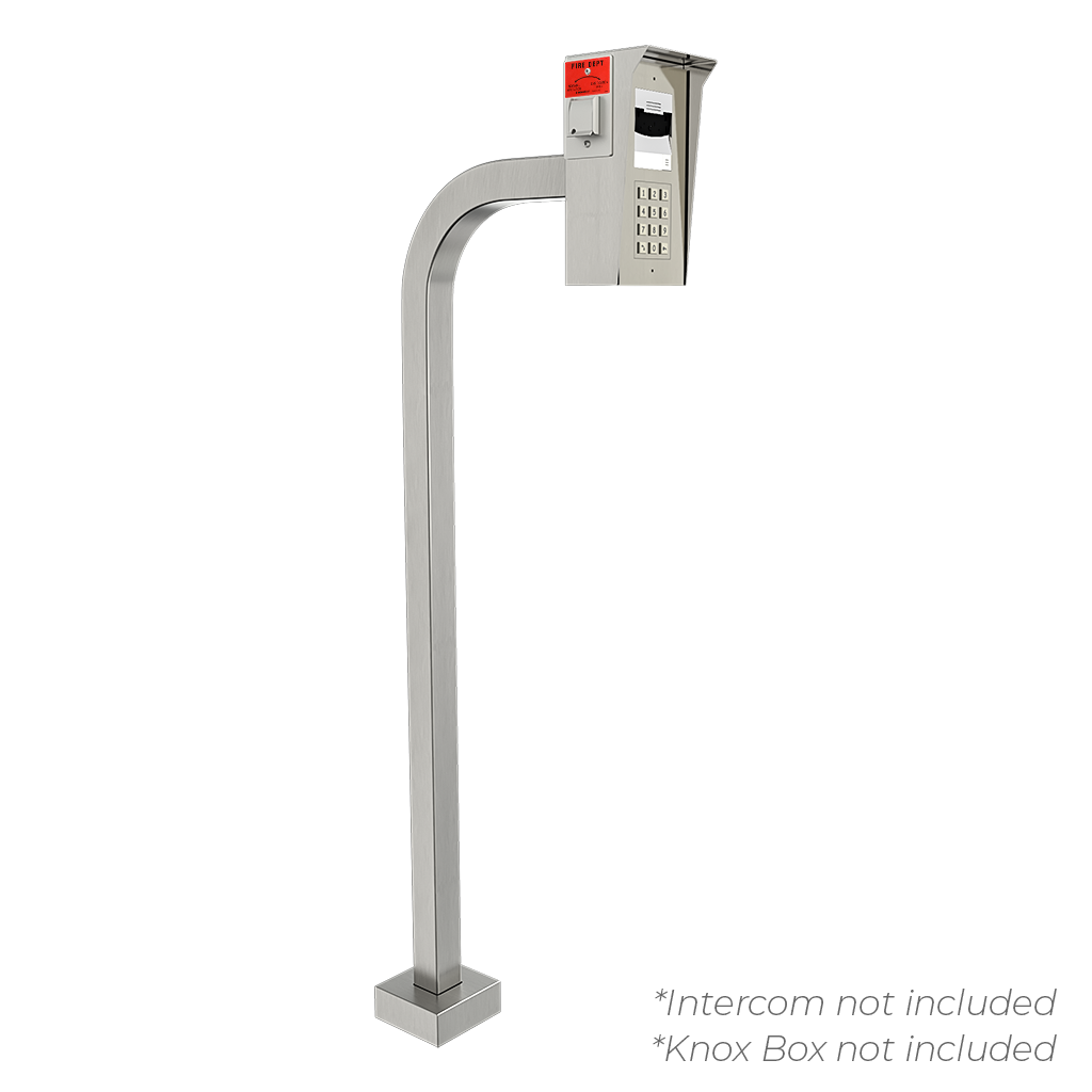 Installation Package / Single Knox Box / Double-Module / Control4 DS2 – Steel Cut Design