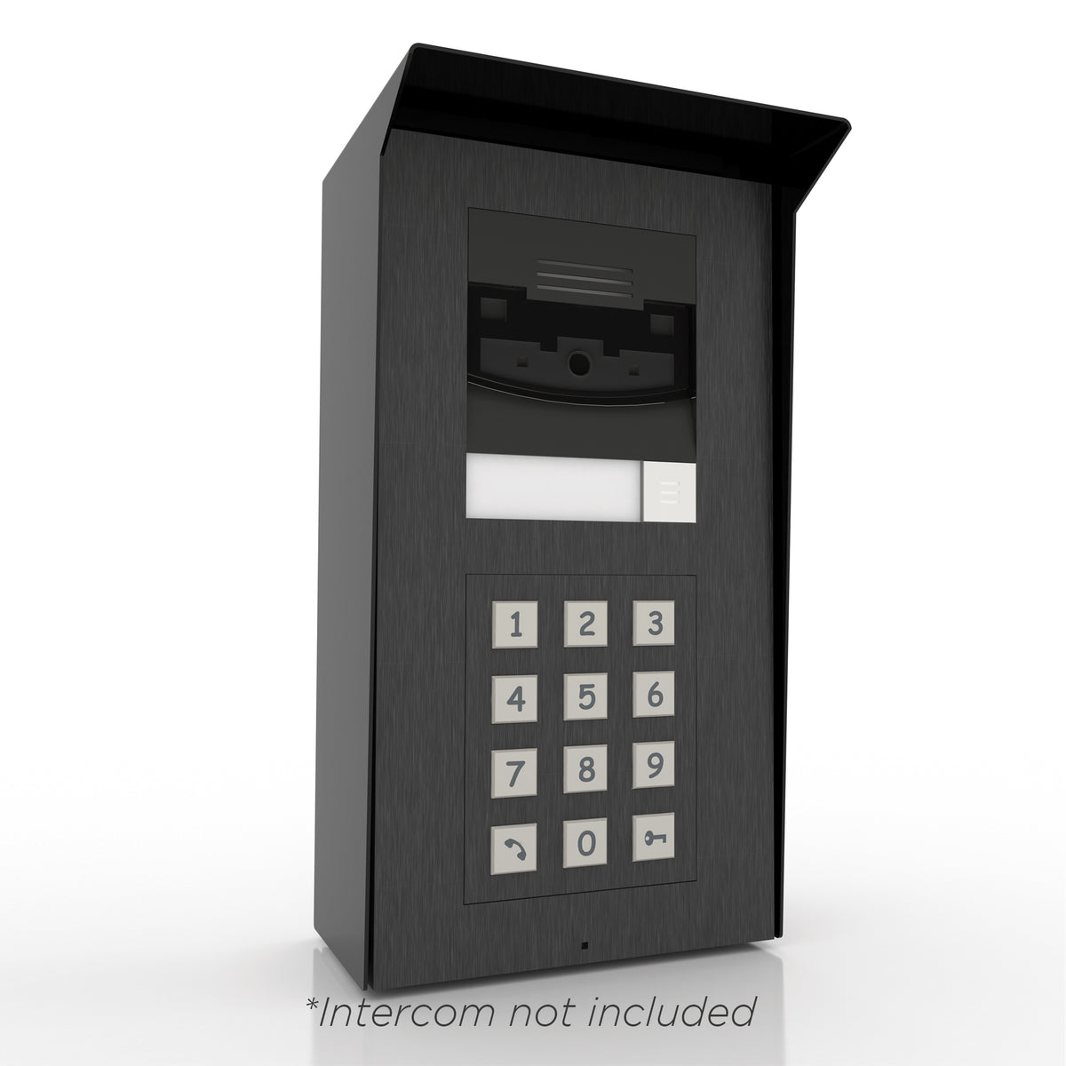 Housing / Recessed / Double-Module / Control4 DS2 Flush / 2N IP Verso – Steel Cut Design